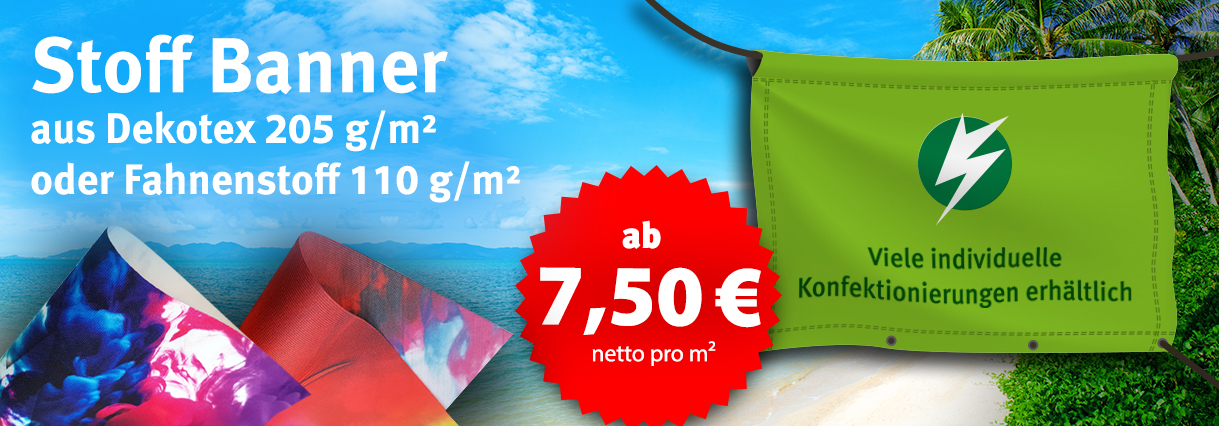 Bannerdruck ab 5,10 €/m² - XXL-Größen und Sonderformen |BannerSkandal ...